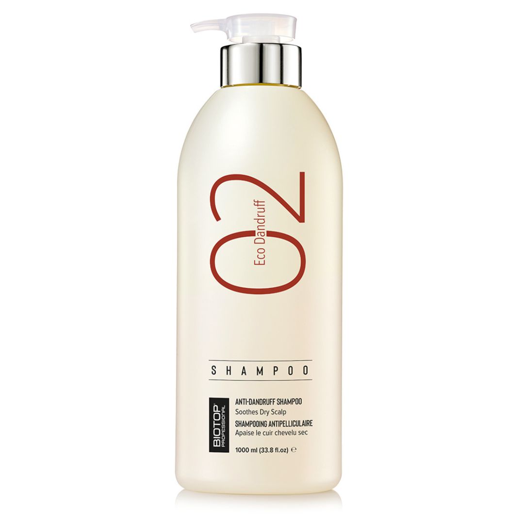 BIOTOP 02 ECO DANDRUFF SHAMPOO 1000 ML | American Beauty Supply
