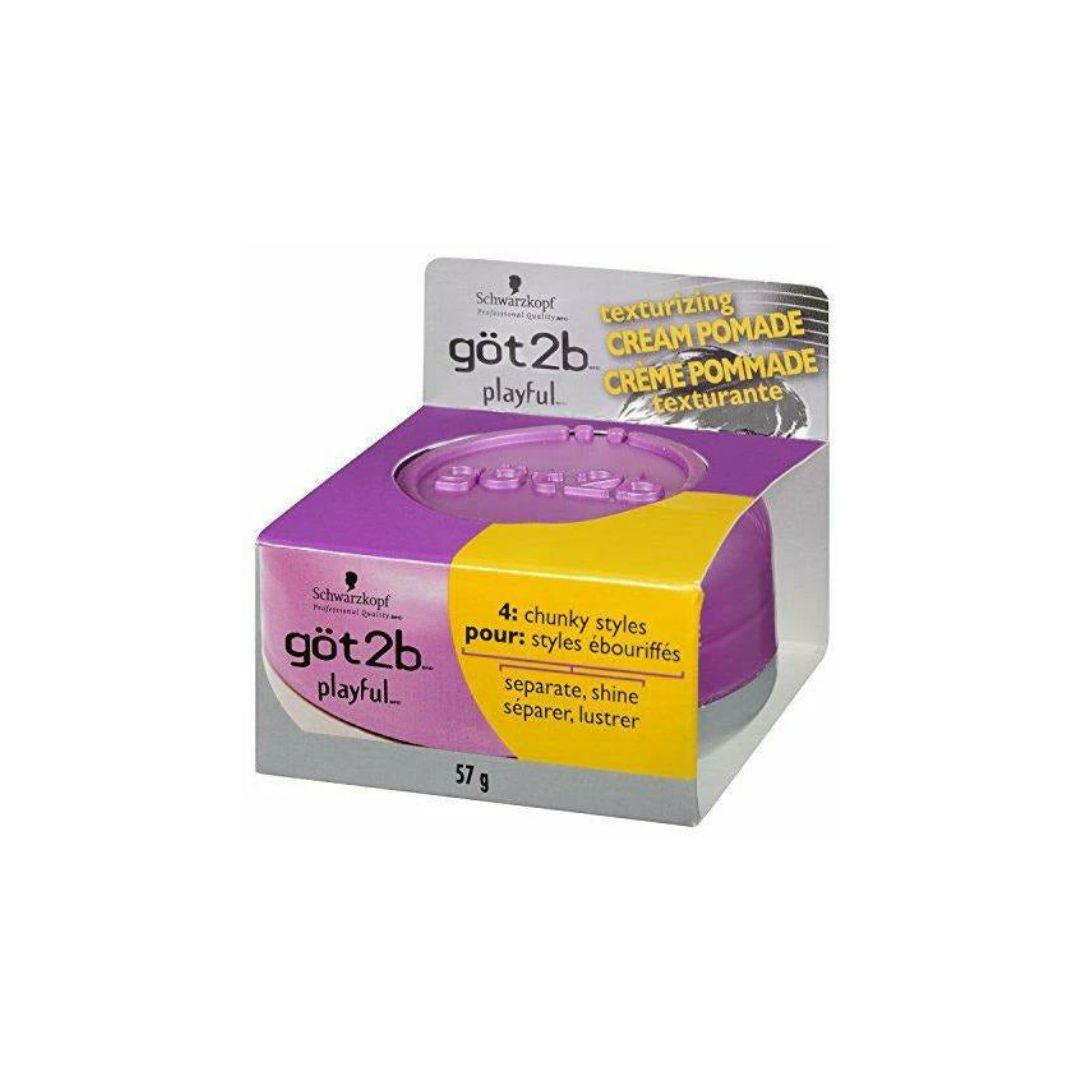 SCHWARZKOPF GOT2B TEXTURIZING CREAM POMADE 2 OZ | American Beauty Supply