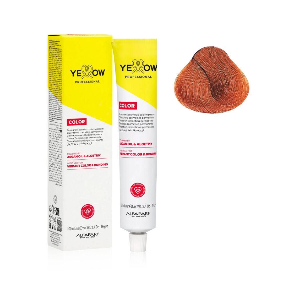 YELLOW TINTE 8.4 RUBIO CLARO COBRE 100ML (N) | American Beauty Supply